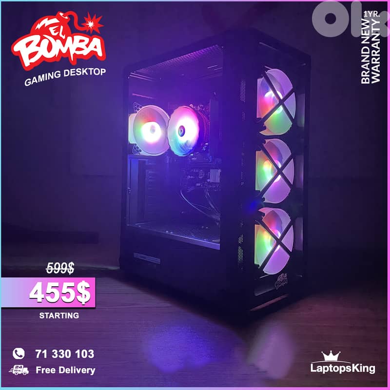 EL BOMBA RGB GAMING DESKTOP OFFERS - Laptops, Tablets, Computers ...