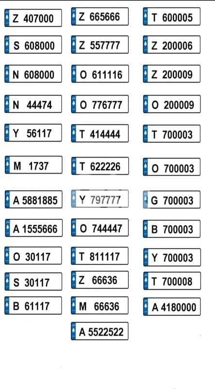 Special Plate Numbers - Number Plates - 116369964