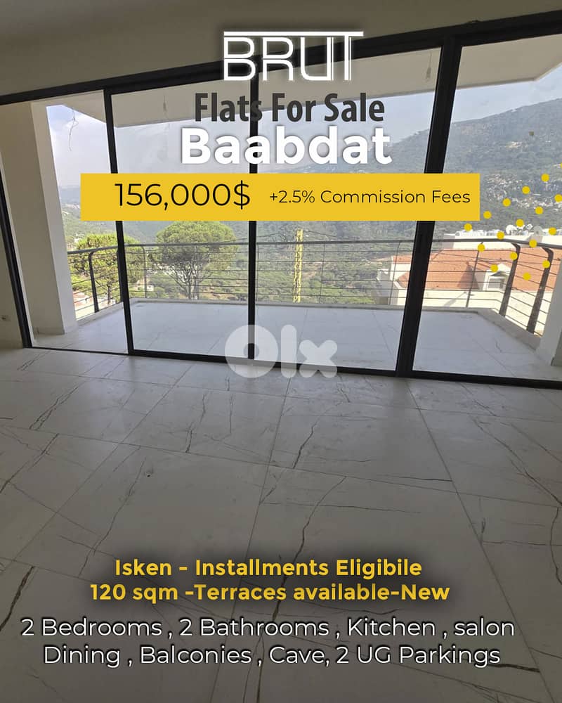 Apartments for sale in Qonnabet Baabdat- Isken Eligible-NEW ...