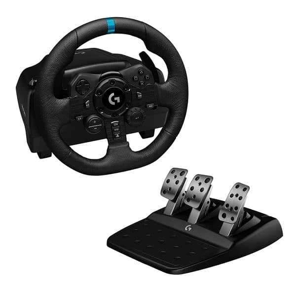Logitech g923 wheel + pedals + carpet + racing seat ps5 / pc / xbox ...
