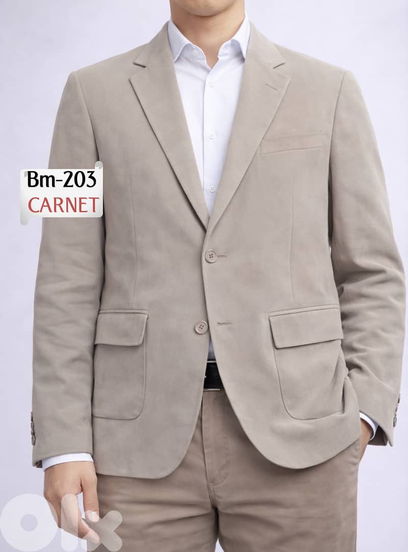 European Collection of Suede, Poly-Cot, & Bomull Blazers - Clothing for ...