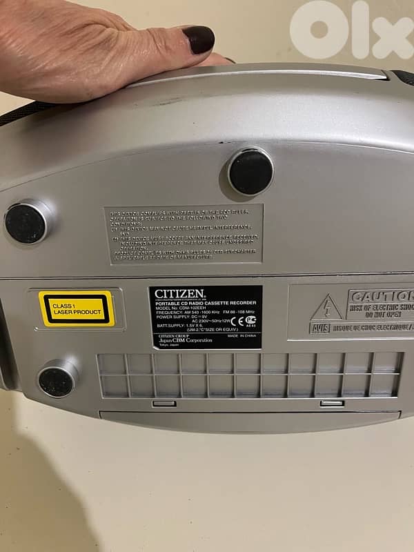 citizen portable CD Radio Cassette recorder - Home Audio & Speakers ...