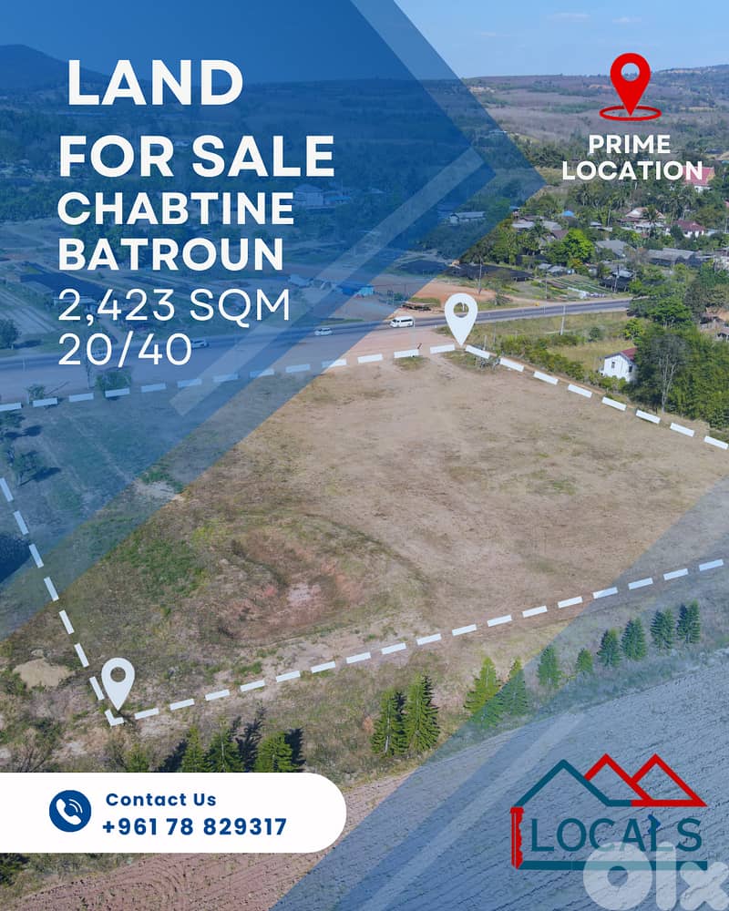 Land For Sale in Chabtine/Batroun - أرض للبيع في شبطين/البترون - Lands ...
