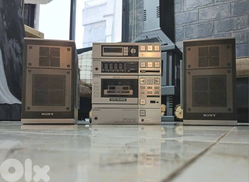 Rare sony FH-7 / vintage HiFi system Sony's first stereo ستريو قديم ...