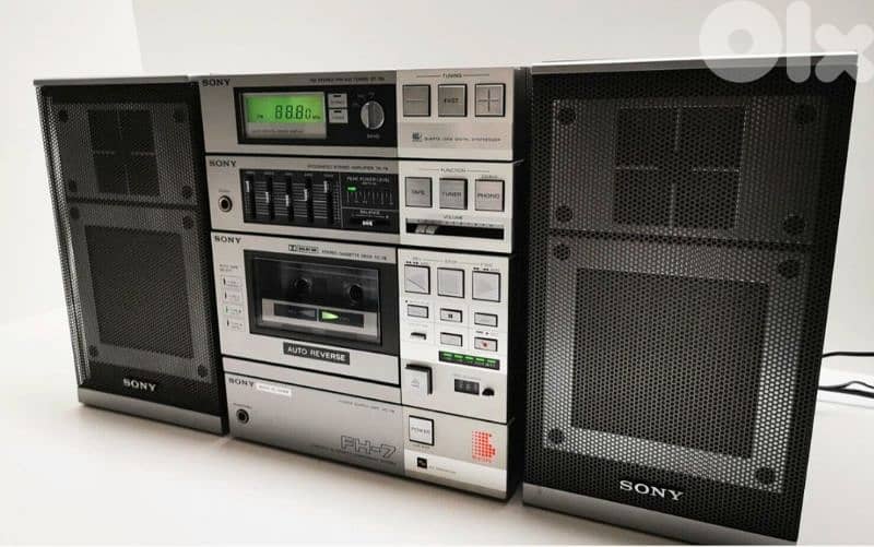 Rare sony FH-7 / vintage HiFi system Sony's first stereo ستريو قديم ...