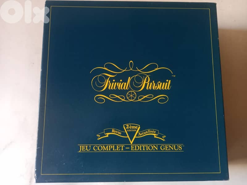 Vintage 1981 Trivial Pursuit Master Board Game Genus Edition - Games ...