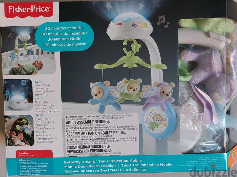 Fisher-Price Butterfly Dreams 3-In-1 Projection Mobile - Toys for kids ...